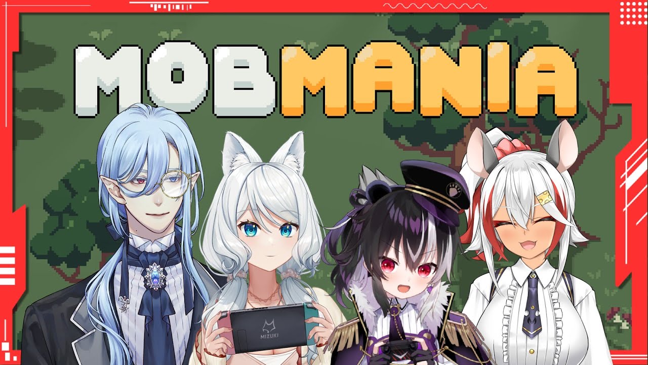 【Mobmania】四人協力！究竟能生存多久呢！？ft. @Obear_rescute @STORIANarrator @alphardVTB 【浠Mizuki Game】 - YouTube