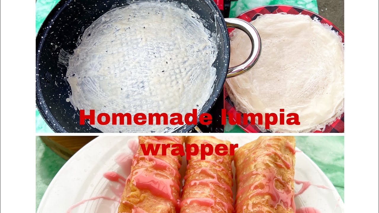 HOW TO MAKE HOMEMADE LUMPIA WRAPPER #homemade #wrapper - YouTube