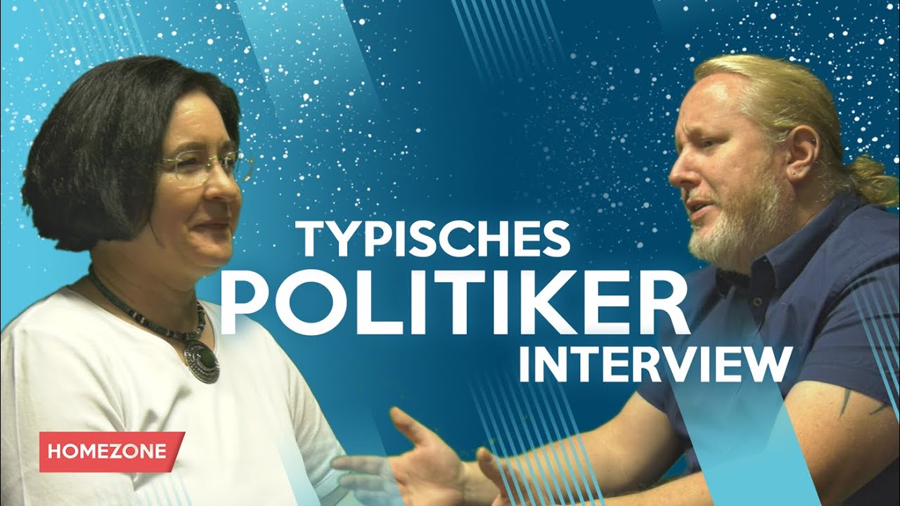 Typisches Politiker-Interview - YouTube