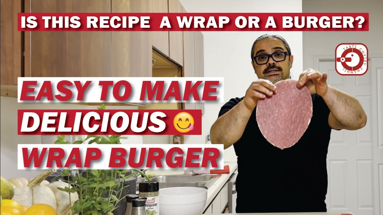 "How to Make a Delicious Wrap Burger at Home! 🍔🌯 | Easy & Tasty Recipe ...