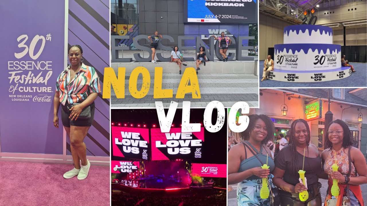 ESSENCE Festival 2024 / New Orleans Girls Trip / Vlog / Finding Josy J ...