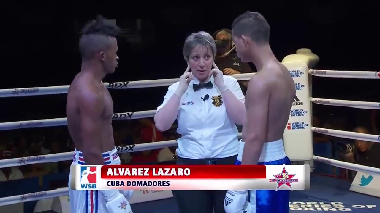 60kg Lazaro ALVAREZ (Domadores de Cuba) vs Luis ARCON DIAZ (USA ...