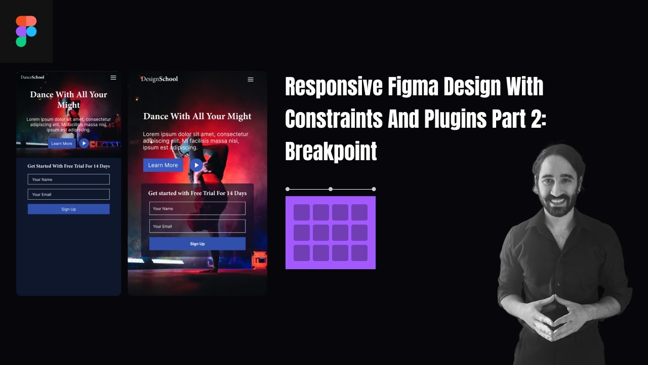 I Tried To Simplify Responsive Design In Figma Part 2: Breakpoint - YouTube