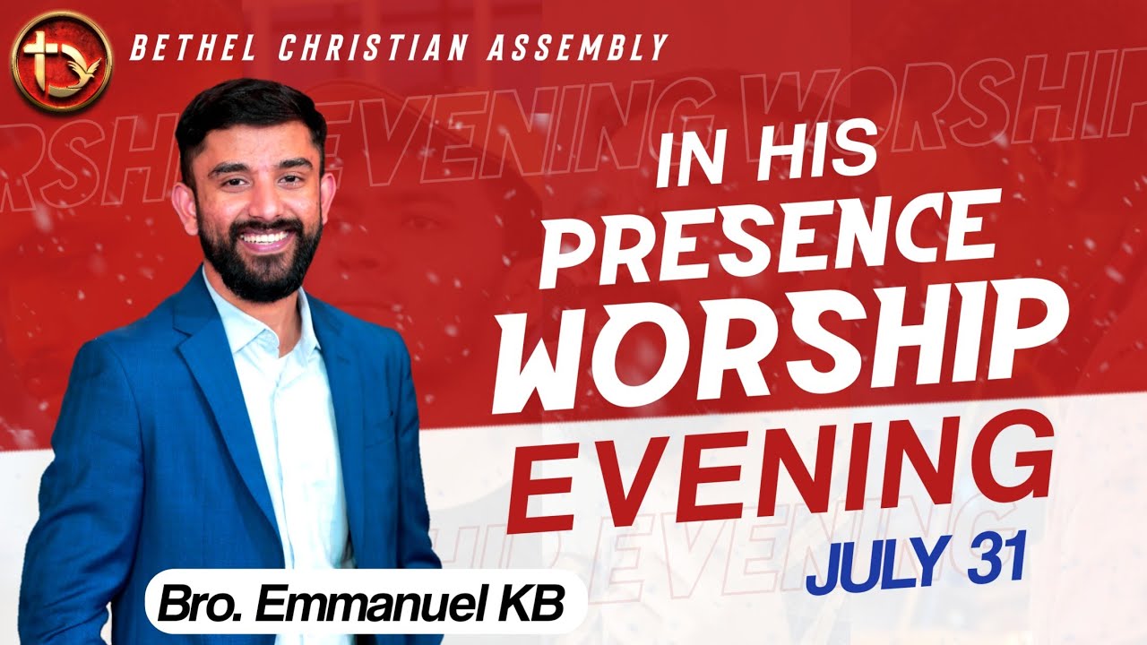 In His Presence Worship with Emmanuel KB | 31-July-2022 | Tamil ...