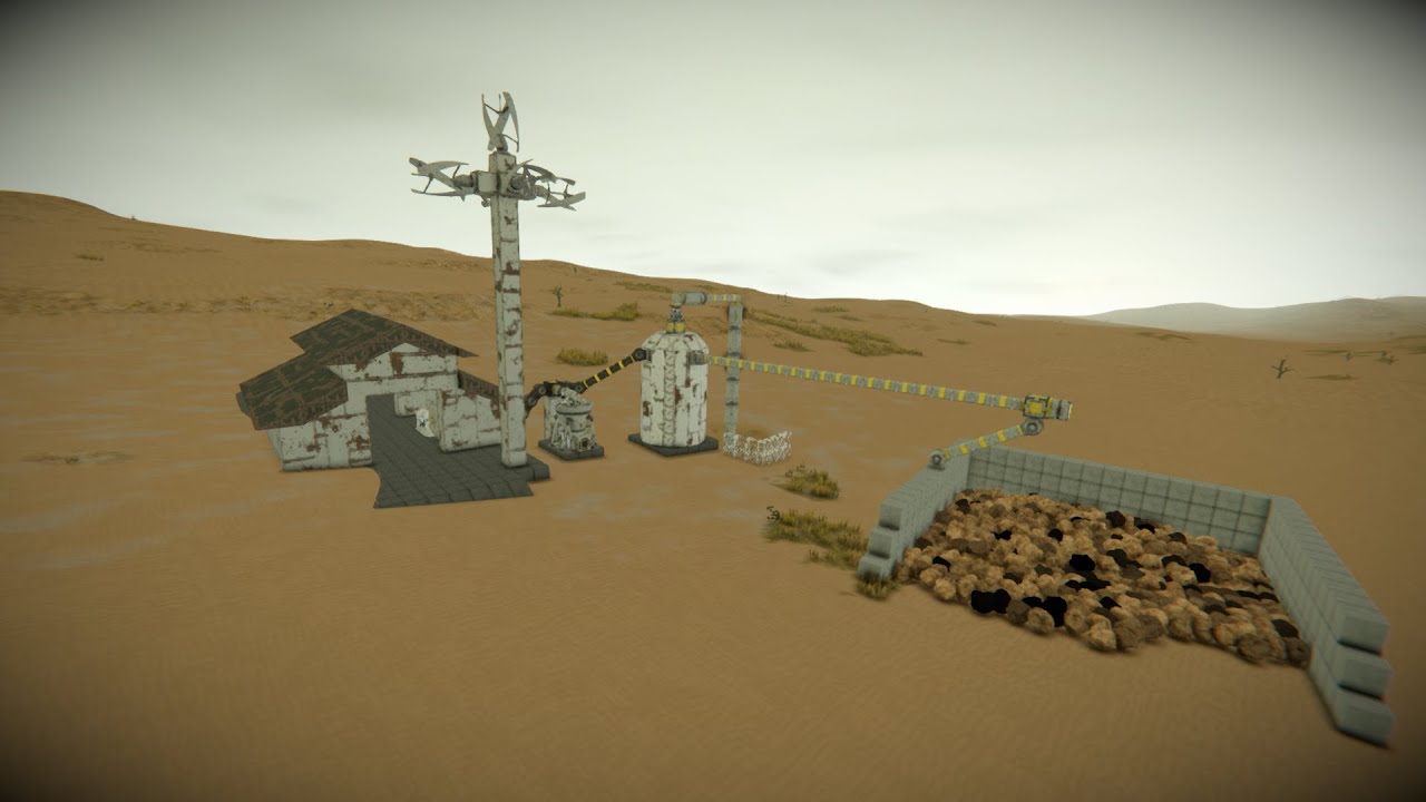Space Engineers episode 4; Titanium Mining Outpost - YouTube
