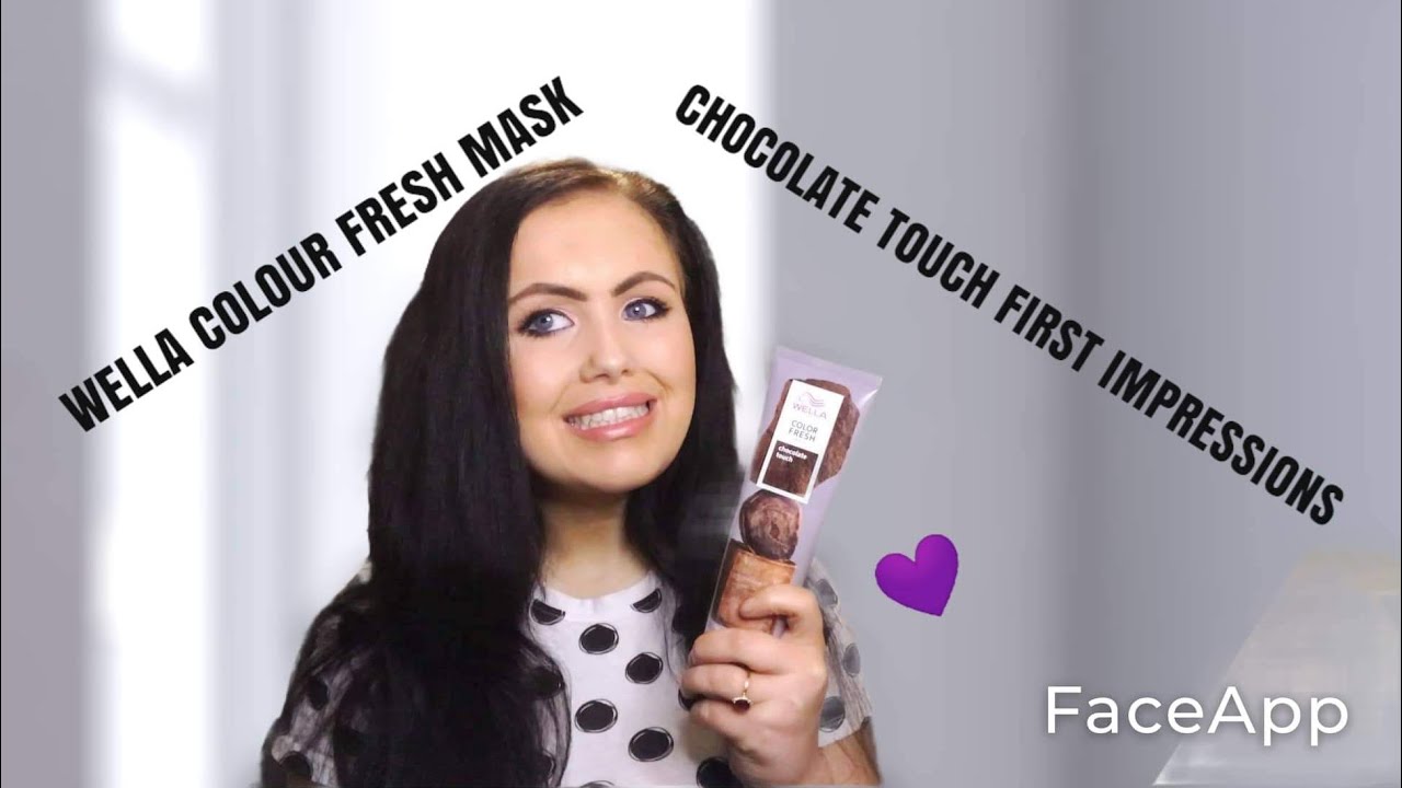 Wella Colour Fresh Mask Chocolate Touch First Impressions Review - YouTube