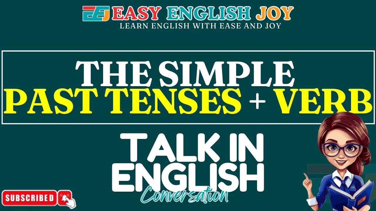 The simple past tense subject + verb | Talk in English-(Conversation ...