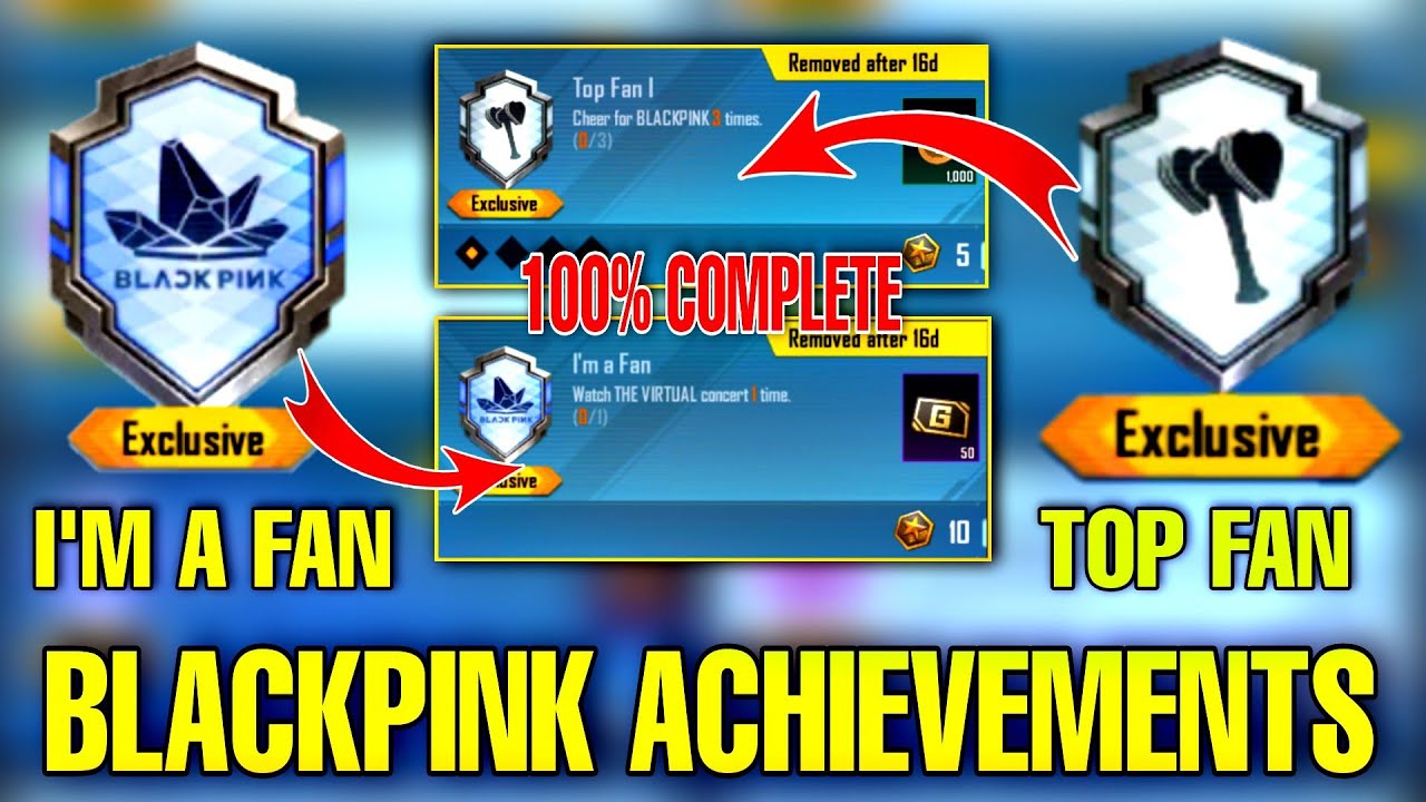 Trick to Complete I'M A FAN & TOP FAN Achievements | BLACKPINK ...