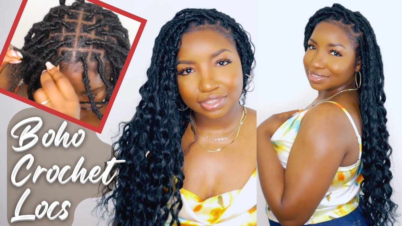 Crochet Boho Locs | Beginner Friendly Synthetic Hair Tutorial | Mermaid ...