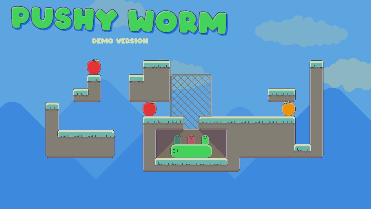 Pushy Worm - All Level Play Through - YouTube