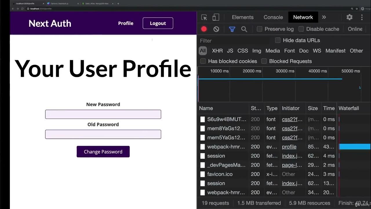 224 Using the next auth Session Provider Component - YouTube