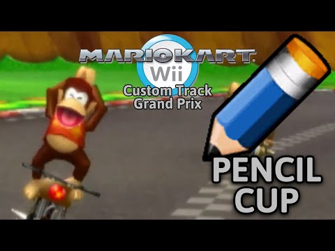 Mario Kart Wii Custom Track Grand Prix Part 32 | Pencil Cup - YouTube