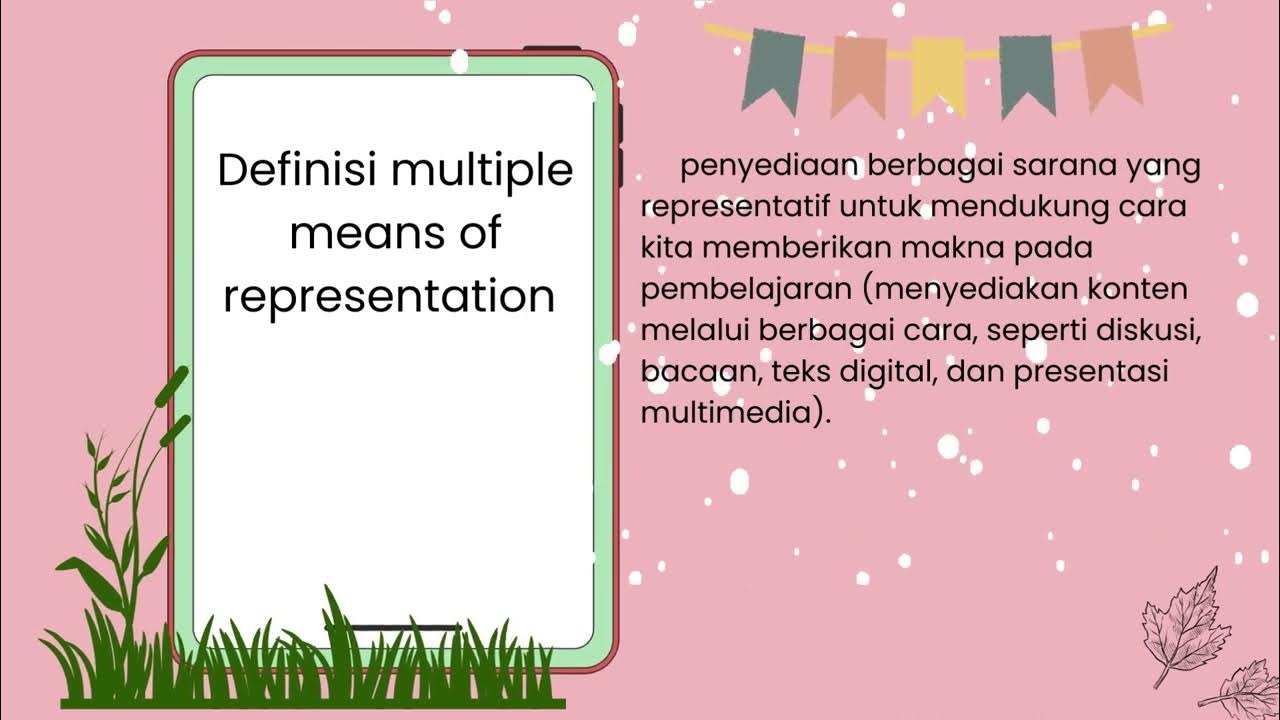 Penerapan Prinsip Multiple Means of Representation #GBBUDL#gtkdikmendiksus#kemdikbudristekdikti ...
