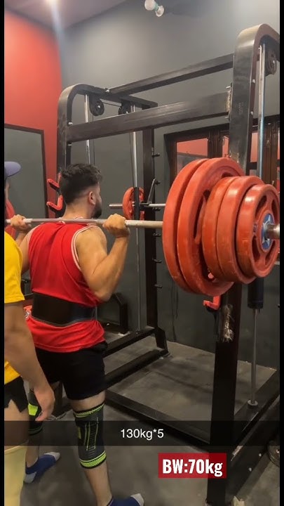 130kg Squats*70 kg Body weight. #gym #gymmotivation #sqauts #hamstrings #fitness # ...