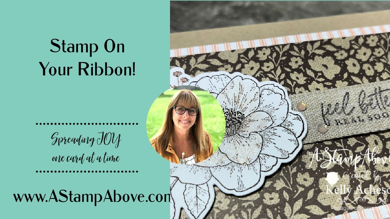 STAMPING on Ribbon! - YouTube