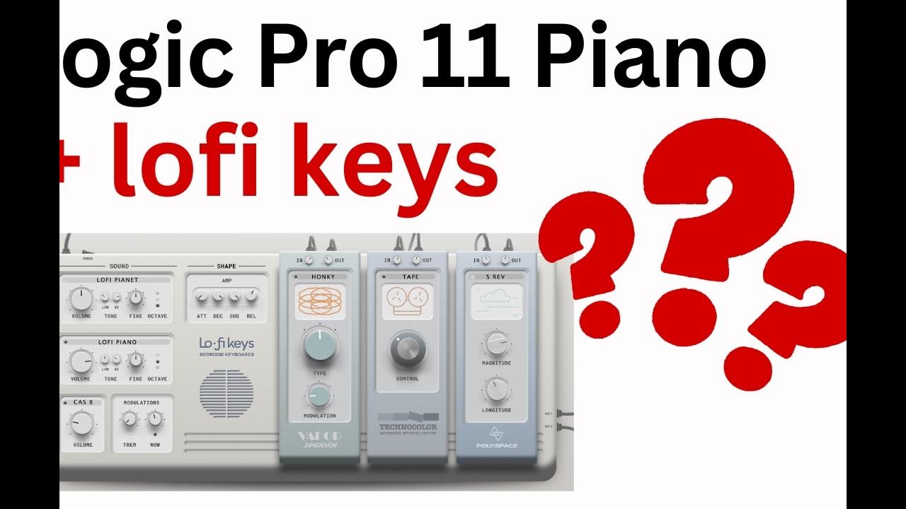 Lofi Keys + Logic Pro 11 Session Players Piano Bass & Pad | Karanyi Sounds - YouTube