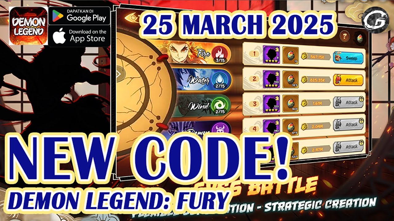 🎁NEW CODE Demon Legend Fury Giftcode & Redeem Code 25 March 2025 - Mobile Game (Android/IOS ...