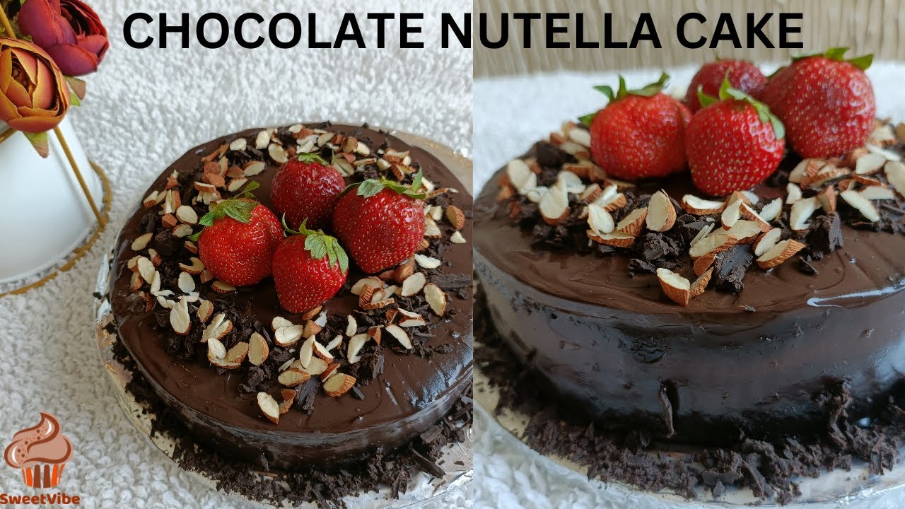 Simple Nutella Chocolate Cake Recipe | Easy Cake Recipe - YouTube