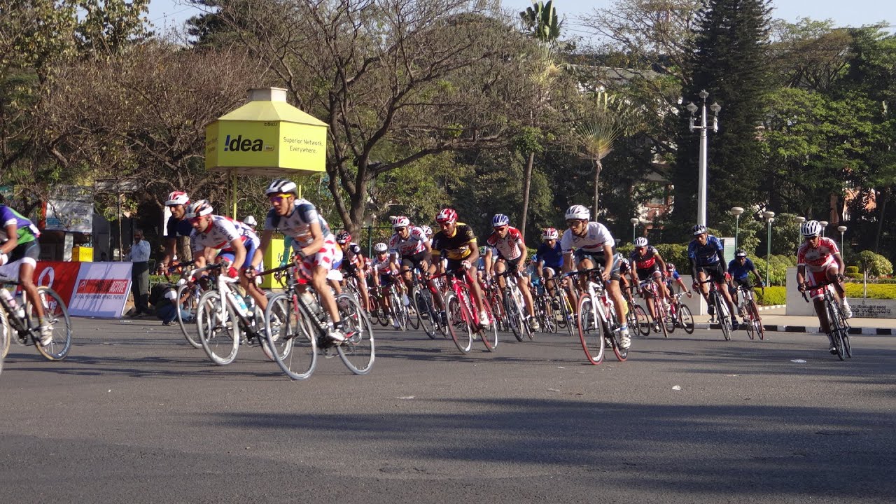 Vodafone Cycle Marathon Pro Race - Bangalore - YouTube