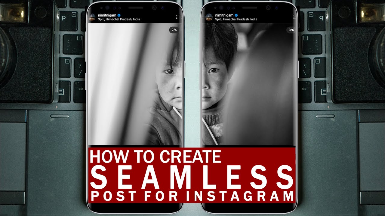 How To Make Seamless Post or Photos For Instagram || Free Mobile ...