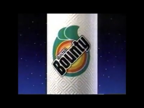 Bounty Paper Towels Commercial 1996 - YouTube