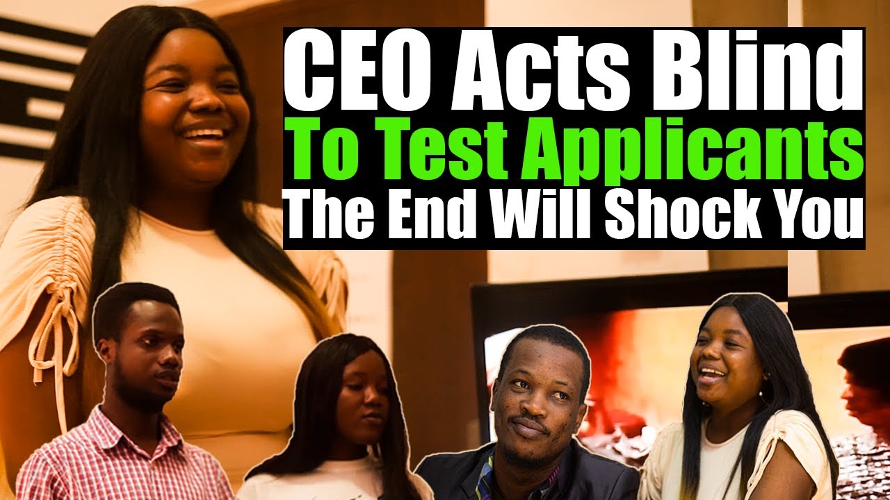 CEO Acts Blind To Test Applicants. Watch What Happens - YouTube