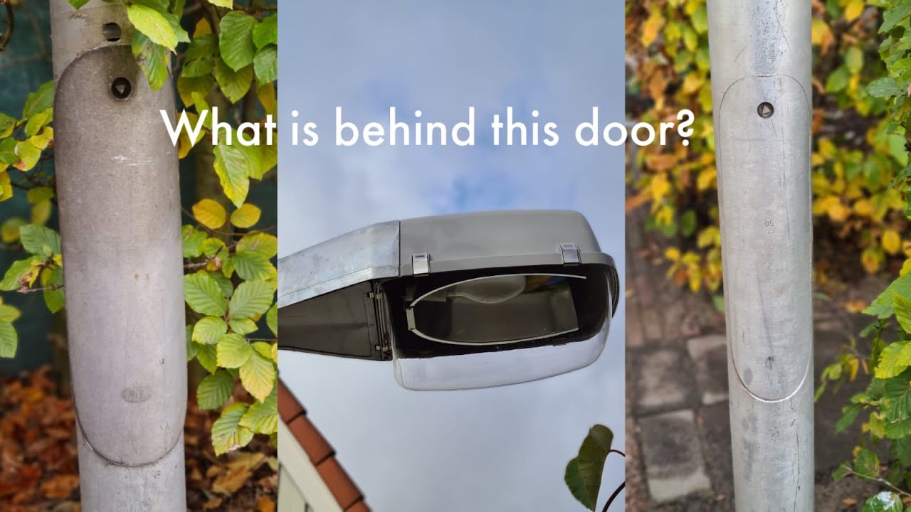 What is inside a Streetlight? (Old and New Pole) - YouTube