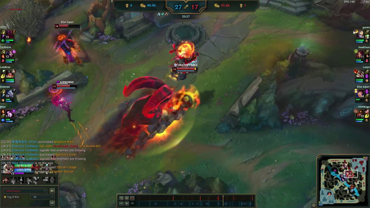 Corki outrunning Ornn's ult - YouTube