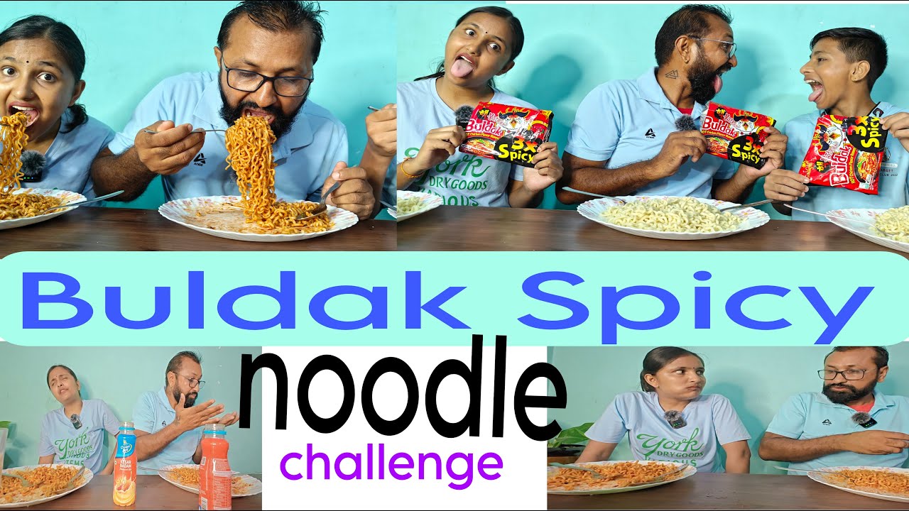 Buldak 3x spicy noodle challenge - YouTube