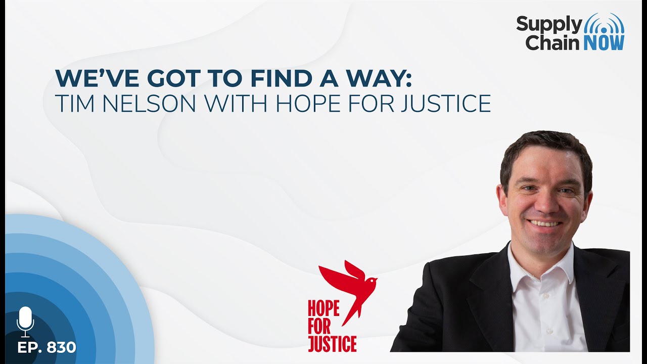 We’ve Got to Find a Way: Tim Nelson with Hope for Justice - YouTube