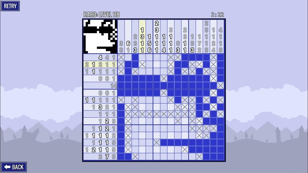 Picross Touch (Hard Level 118) Gameplay and Tutorial - YouTube