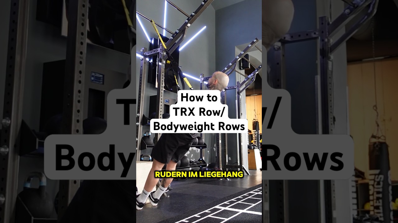 How to Bodyweight Row #bodyweightworkout #row #tutorial - YouTube
