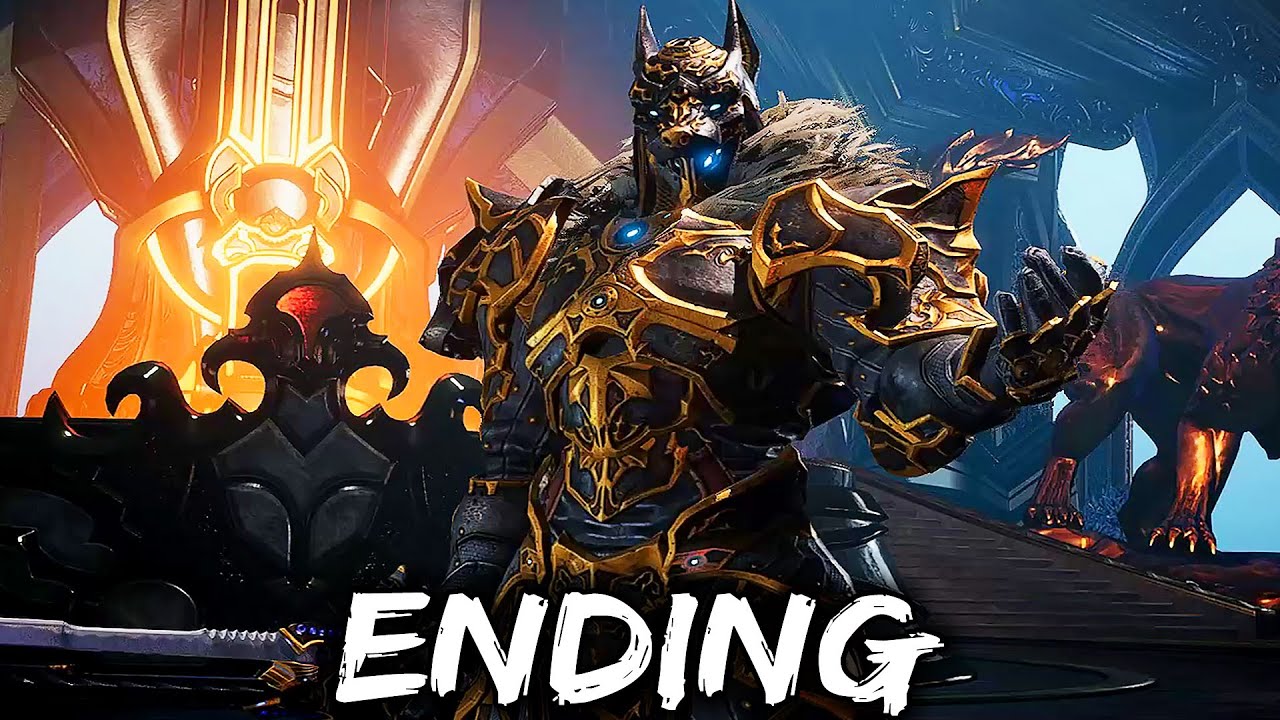 GODFALL - Final Boss Fight , Ending & After Credits Scene - YouTube