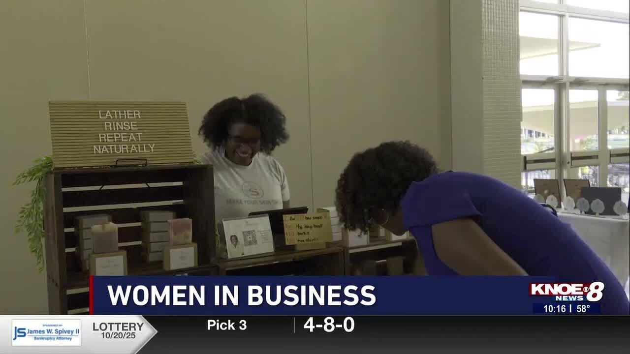 Women-owned businesses highlighted at Jack Howard Auditorium - YouTube