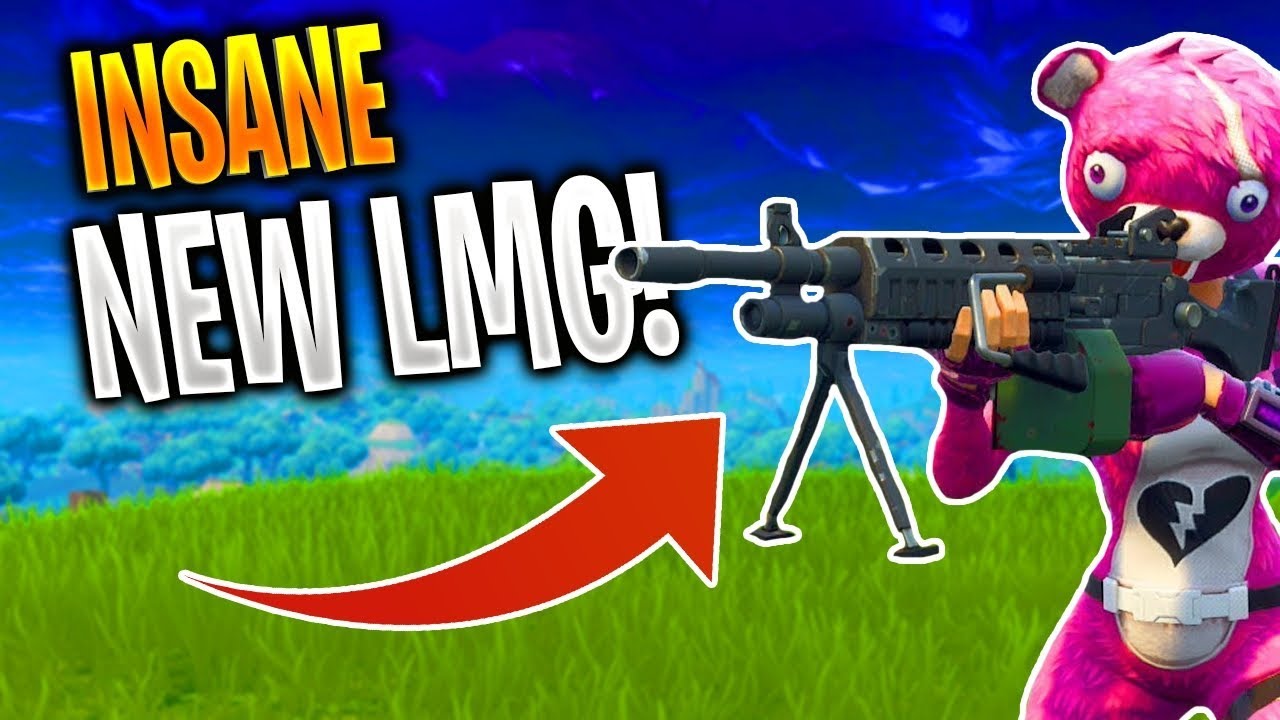 THE NEW LMG IS INSANE! - Fortnite Battle Royale - YouTube