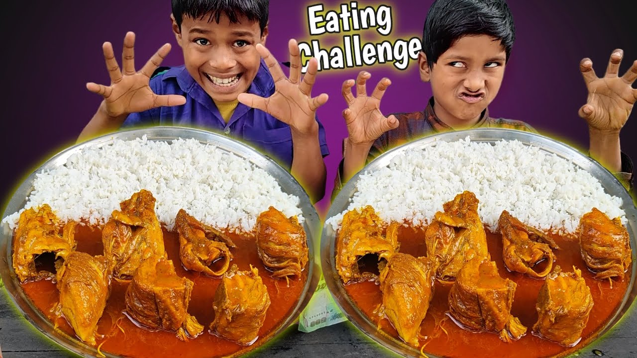Eating Challenge Video || Spicy Chicken Curry with Rice Eating ...
