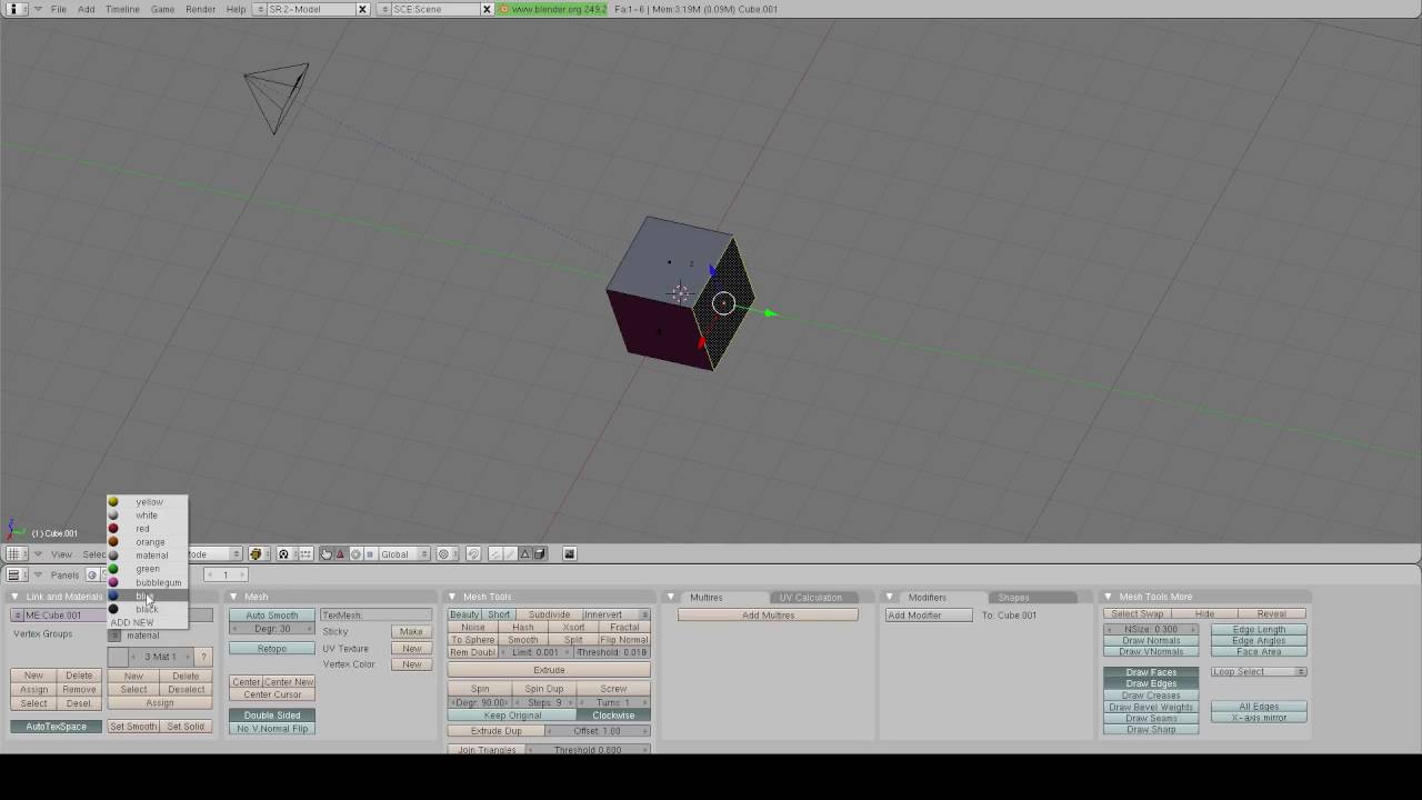 Blender 3D - camera focus - YouTube