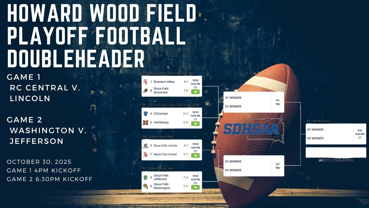 Howard Wood Field Playoff Football Doubleheader - YouTube