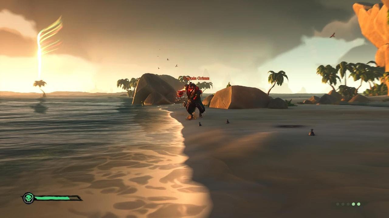 Sea Of Thieves - Captain Grimm Boss Fight (with Axel_Lad) - YouTube