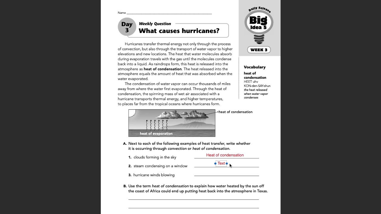 Science Bellwork week 1 day 3 review - YouTube