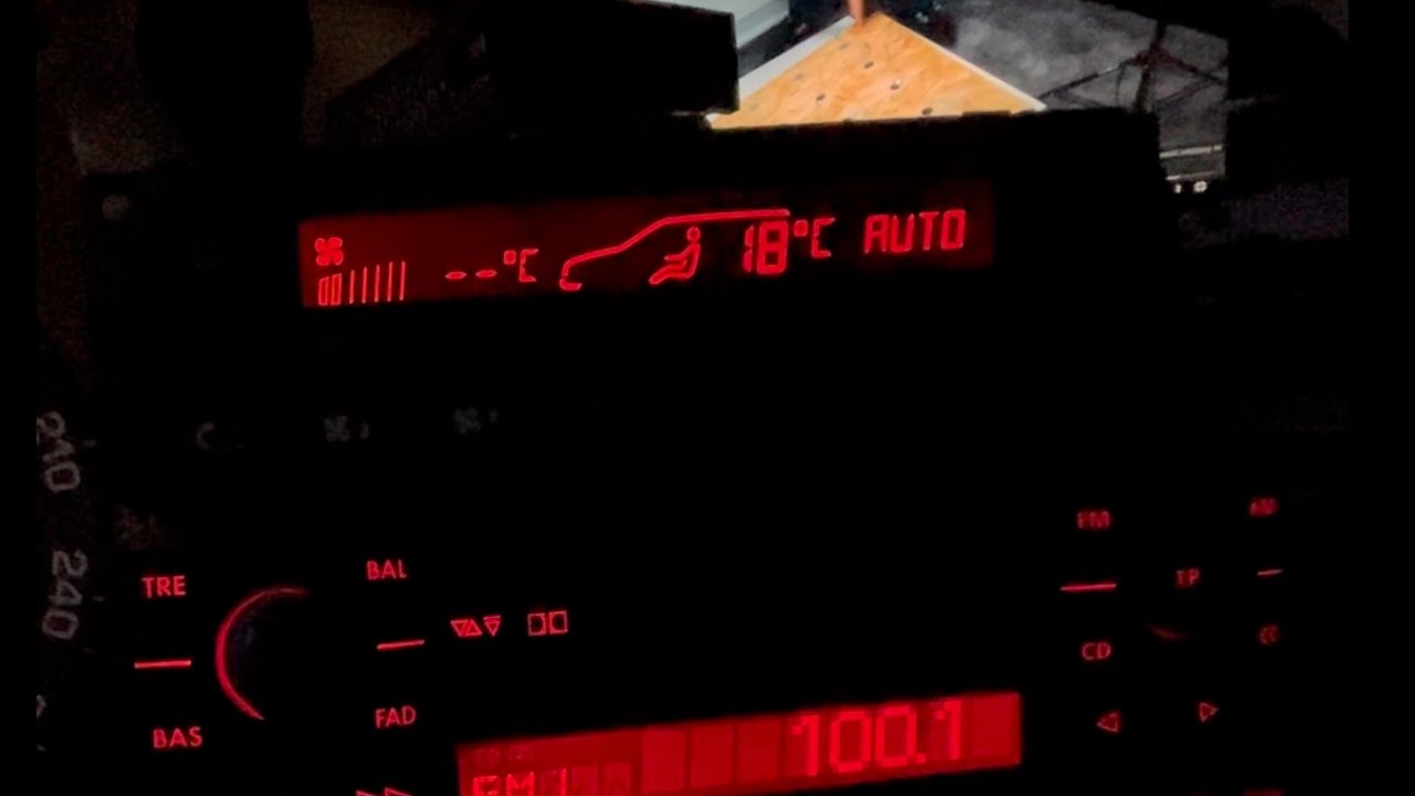 Climatronic podświetlenie wyświetlacza po zapłonie Passat B5 golf 4 ...