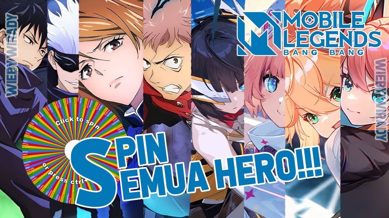 (PART 13) MAININ SEMUA HERO TAPI TERGANTUNG HASIL SPINNYA! | MOBILE ...