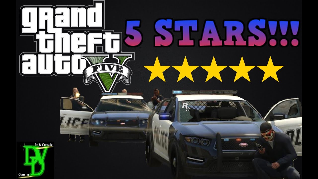 GTA 5 online INSANE 5 STARS WANTED LEVEL - THE ULTIMATE RESISTANCE ...