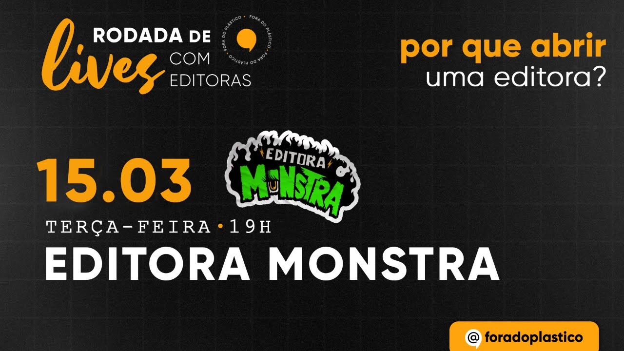 RODADA DE LIVES - EDITORA MONSTRA | De loja a editora de quadrinhos - YouTube