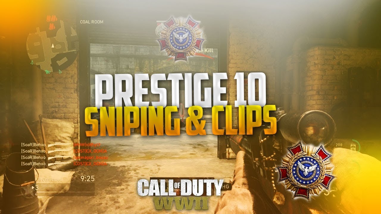 Prestige 10 Sniping & Clips!! - @Bexohs - YouTube