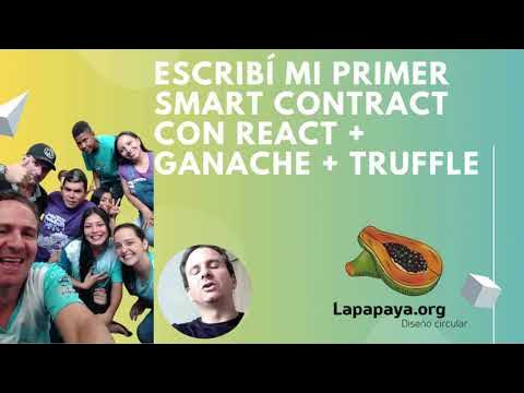 Plan de desarrollo blockchain un Smart contract + truffle + ganache - YouTube