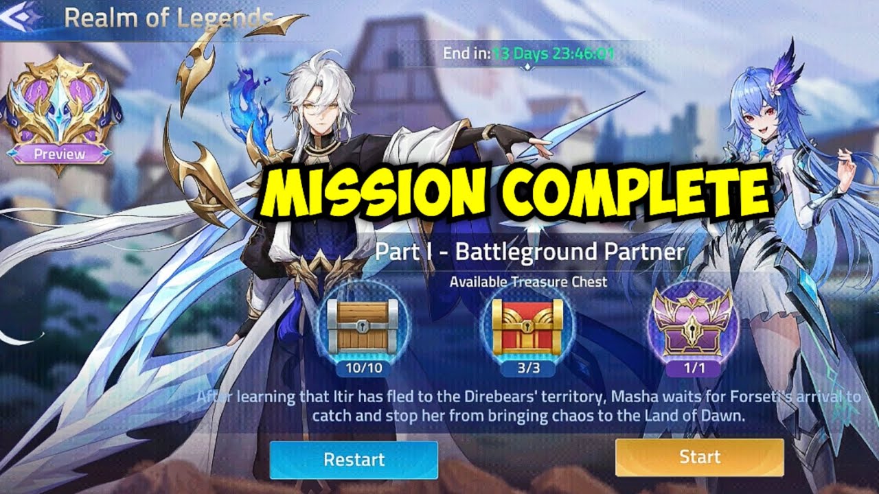 Part I - A Battleground Partner | Realm of Legends Chapter MLA ...