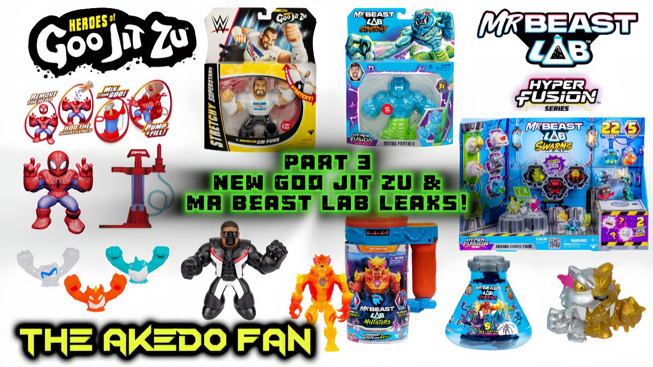 Part 3 New Mr Beast Lab Hyper Fusion & Even More Goo Jit Zu Leaks that I found! 4TH OF JULY ...