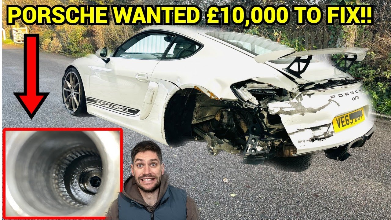 REBUILDING MY CRASHED PORSCHE GT4.... GEARBOX IS DAMAGED!! PT.3 - YouTube