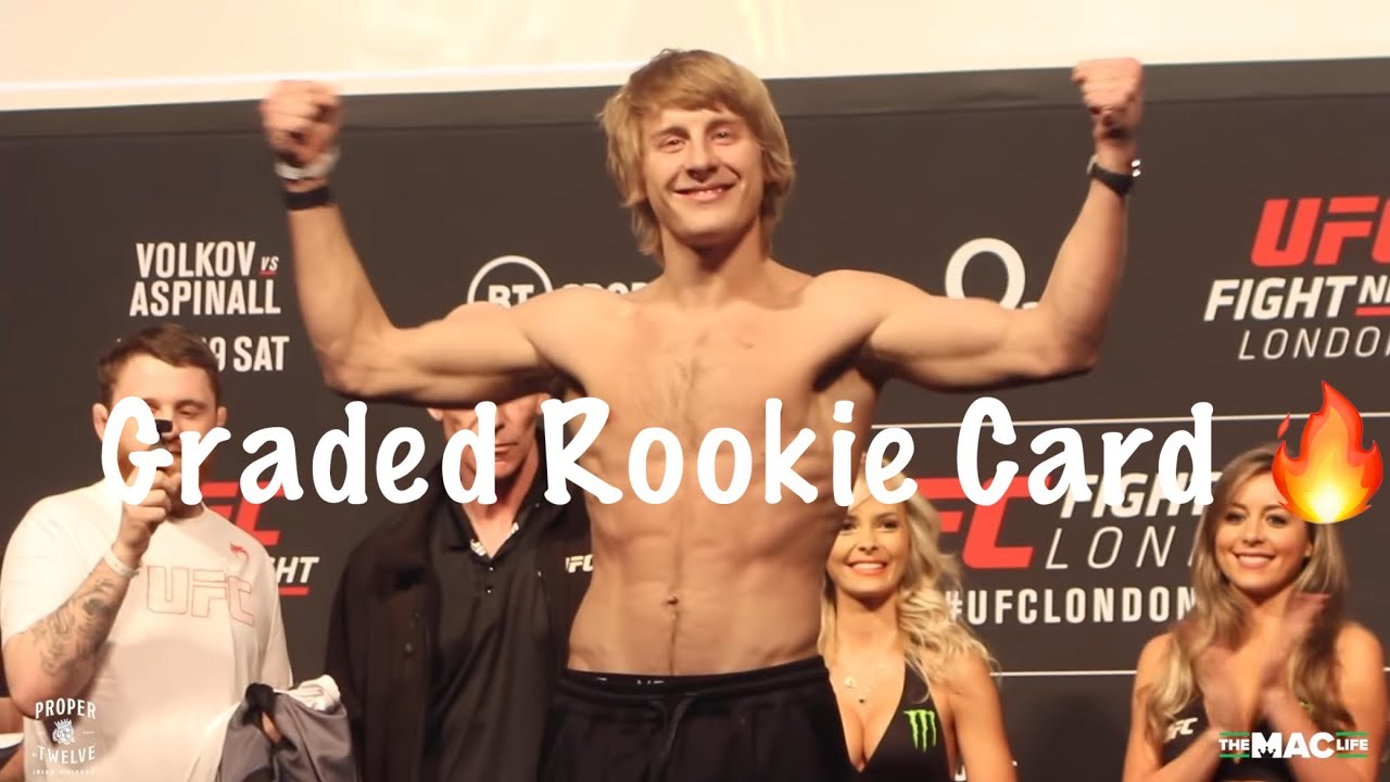 Paddy the Baddy UFC Rookie Card #UFC #UFC London #UFC panini - YouTube